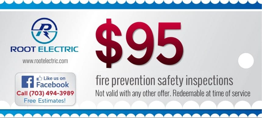 Fire prevention safety inspection discount coupons