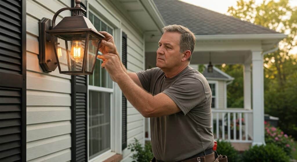 Outdoor Light Installation - Woodbridge Electrician